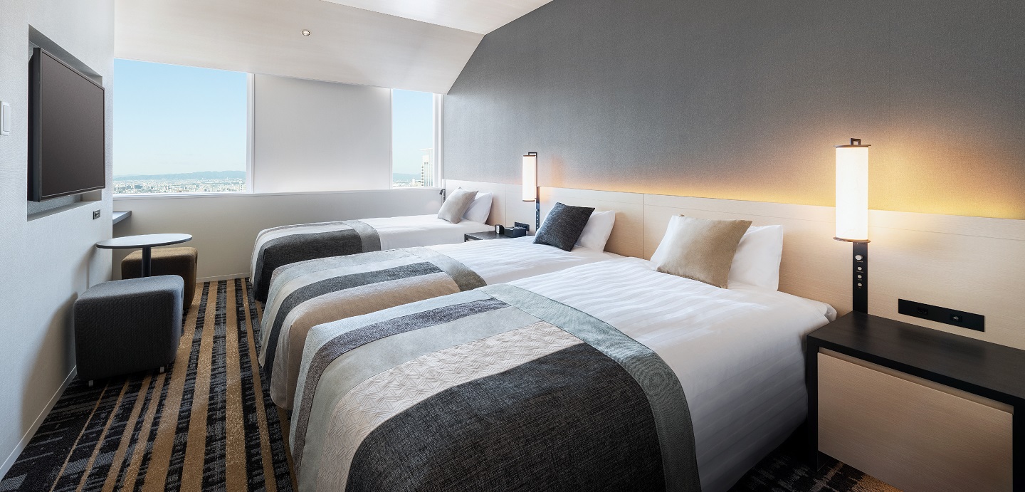 Deluxe Triple - ACCOMMODATION | Hotel Hankyu RESPIRE OSAKA | Hankyu ...